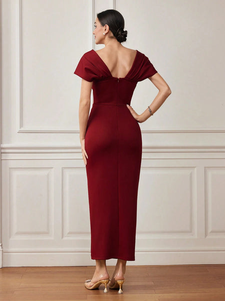 SHEIN Modelyn Ladies' Simple Solid Color Daily Dress – OneHub